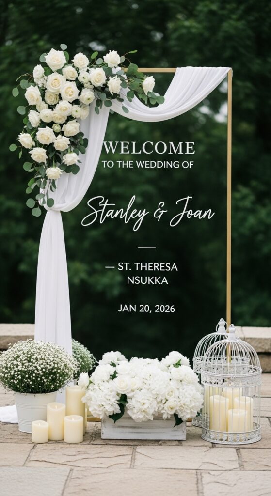 25 Stunning Welcome Sign Ideas for Every Event Theme - Zinnie's Apron