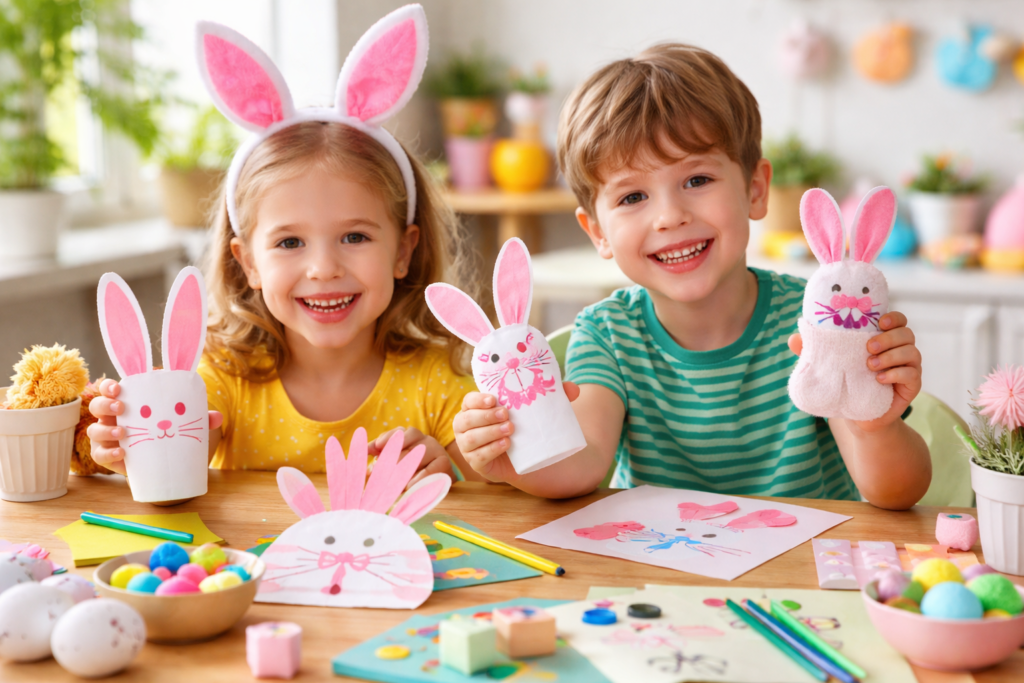 Easter Bunny Crafts For Kids That Take Less Than 30 Minutes - Zinnie's ...